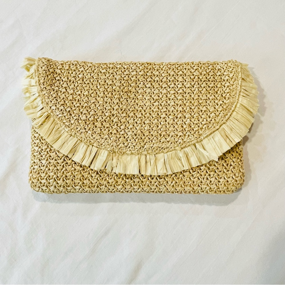 Raffia Beach Inspired Clutch - Gem